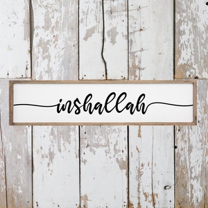 Inshallah Svg-arabic Svg Saying-arabian Life Svg Dxf Png - Etsy