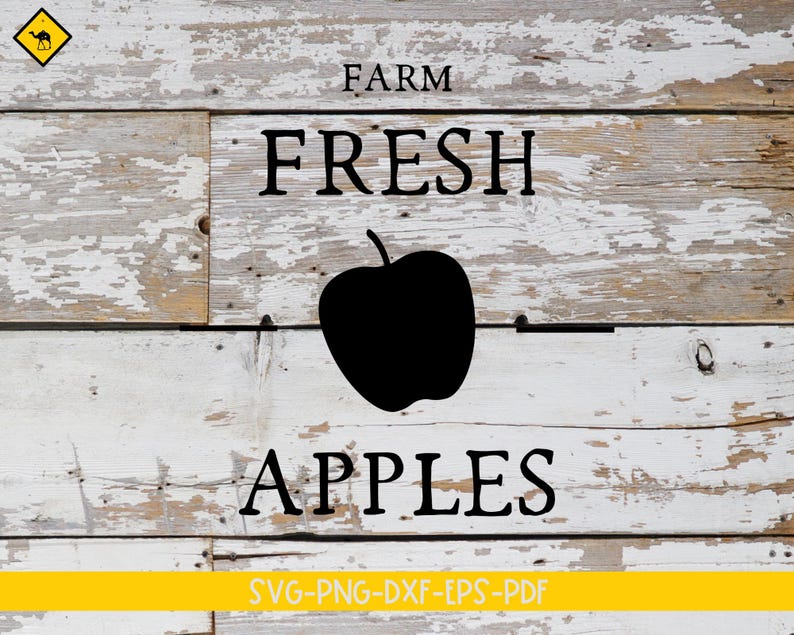 Farm Fresh Apples Svg-apple Sign Svg-apple Svg-fall Svg Clip Art Cut ...