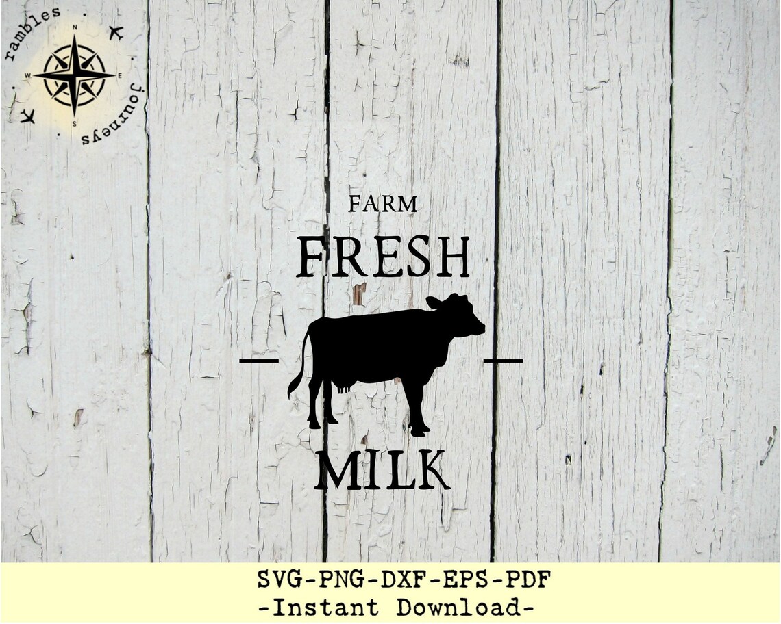 Farm Fresh Milk SVG-Farm Fresh Sign Svg-Farm Fresh Svg-Farm | Etsy