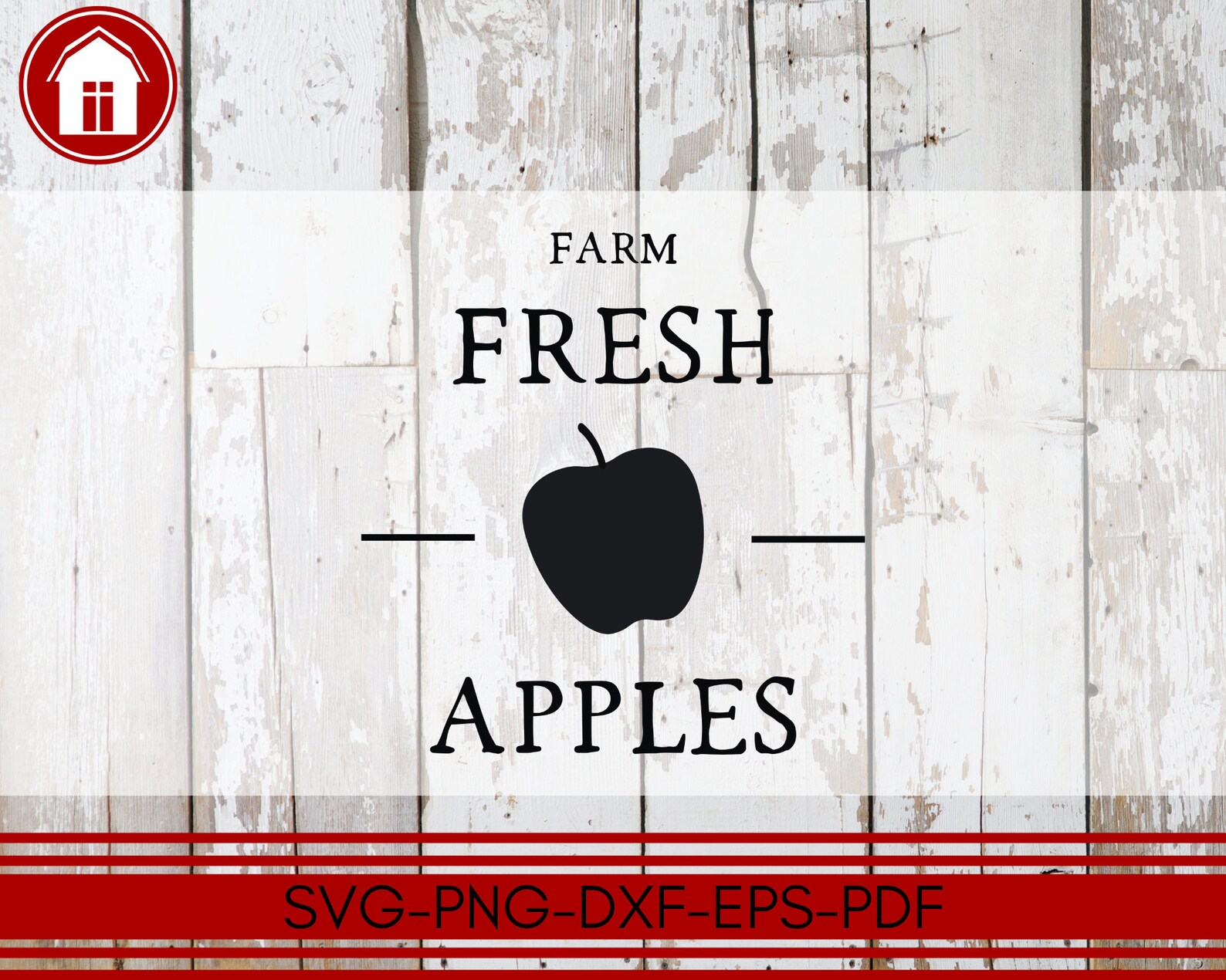 Farm Fresh Apples Svg-apple Sign Svg-apple Svg-fall Svg Clip - Etsy
