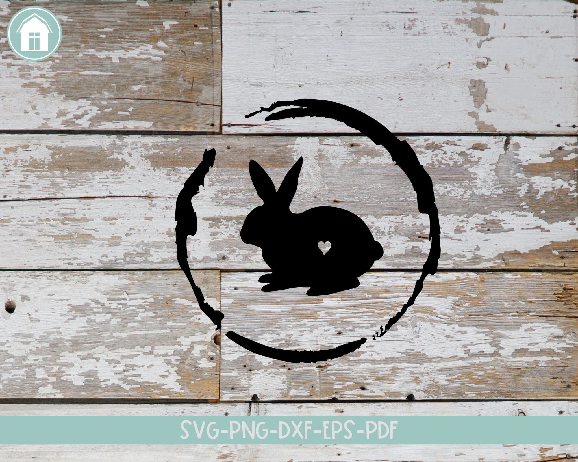Bunny Silhouette SVG, Bunny Silhouette Svg, Silhouette Easter Bunny ...