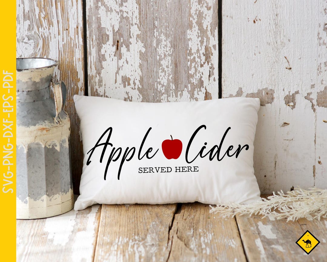 Apple Cider Served Here SVG- Apple Cider Svg-apple Cider Sign Svg ...