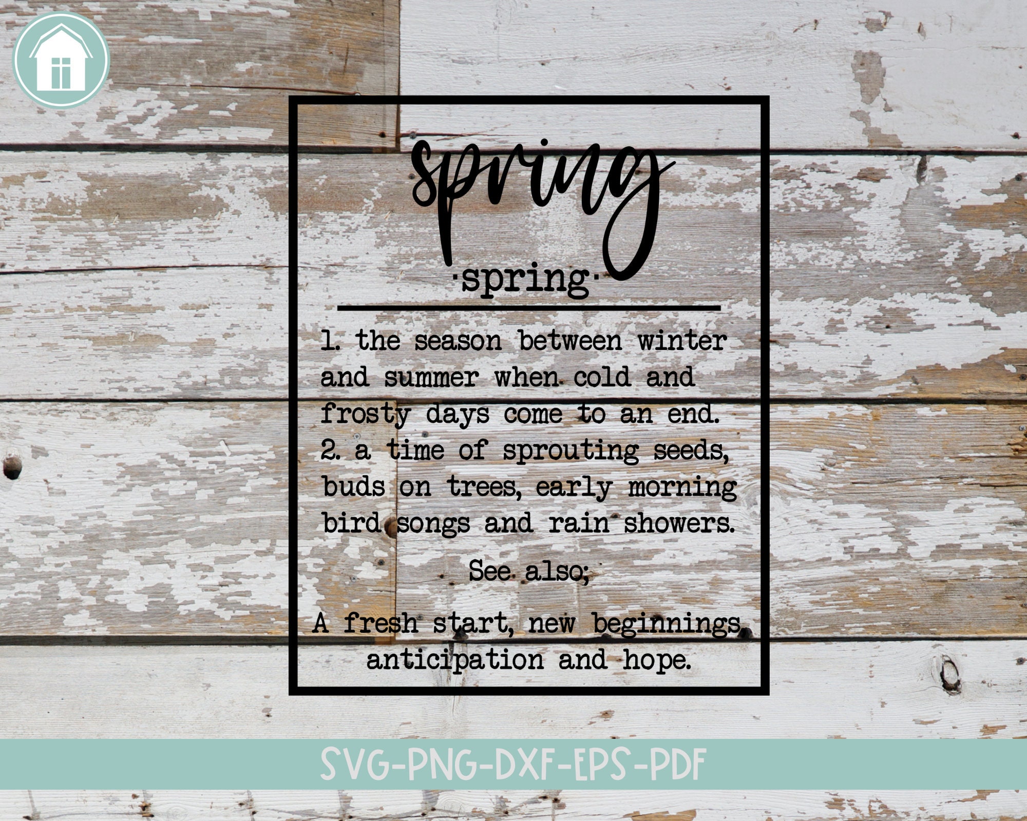 Spring Definition SVG, Spring Sign Svg, Definition Tshirt Svg ...