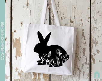 Bunny Rabbit SVG, Cut File, Rabbit Mandala SVG, Easter Svg, Files for ...