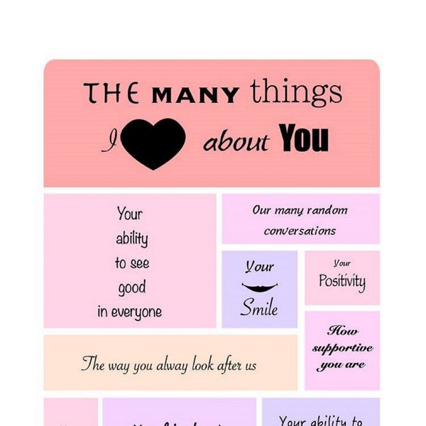 10 Things I Love - Etsy