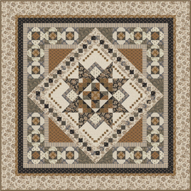 Rockridge Entire Quilt Kit Top and Binding Nancy Rink Marcus Fabrics ...