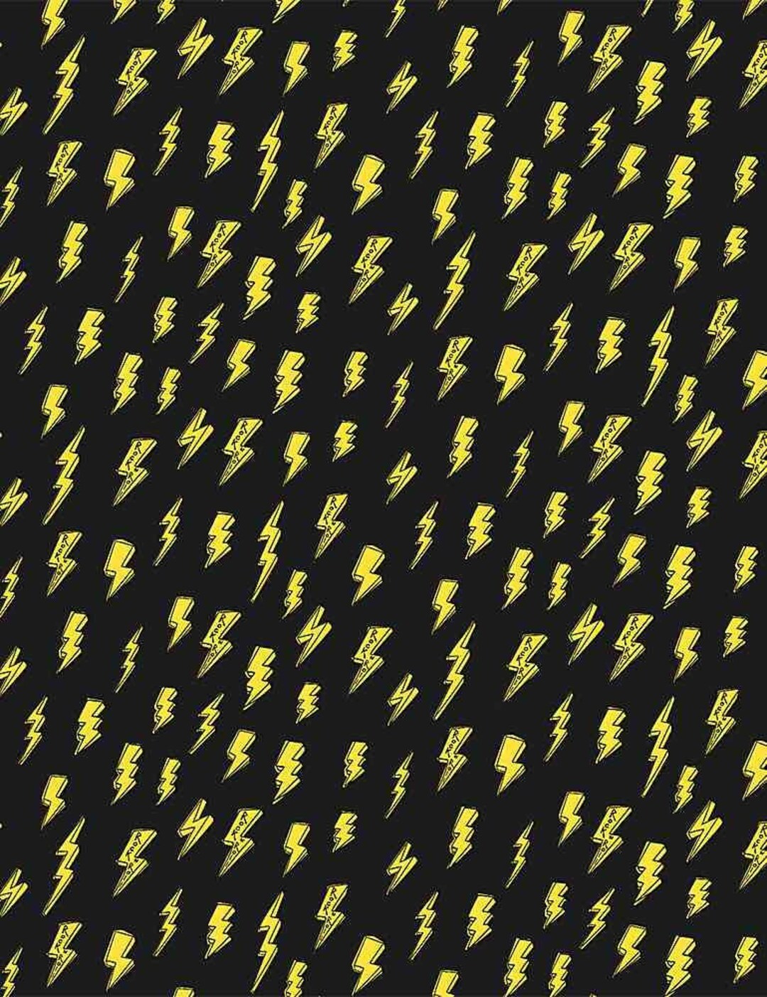 Rock and Roll Lightning Bolts - Pour Some Sugar on Me -stella - 1711 Dear Stella Fabric by the ...