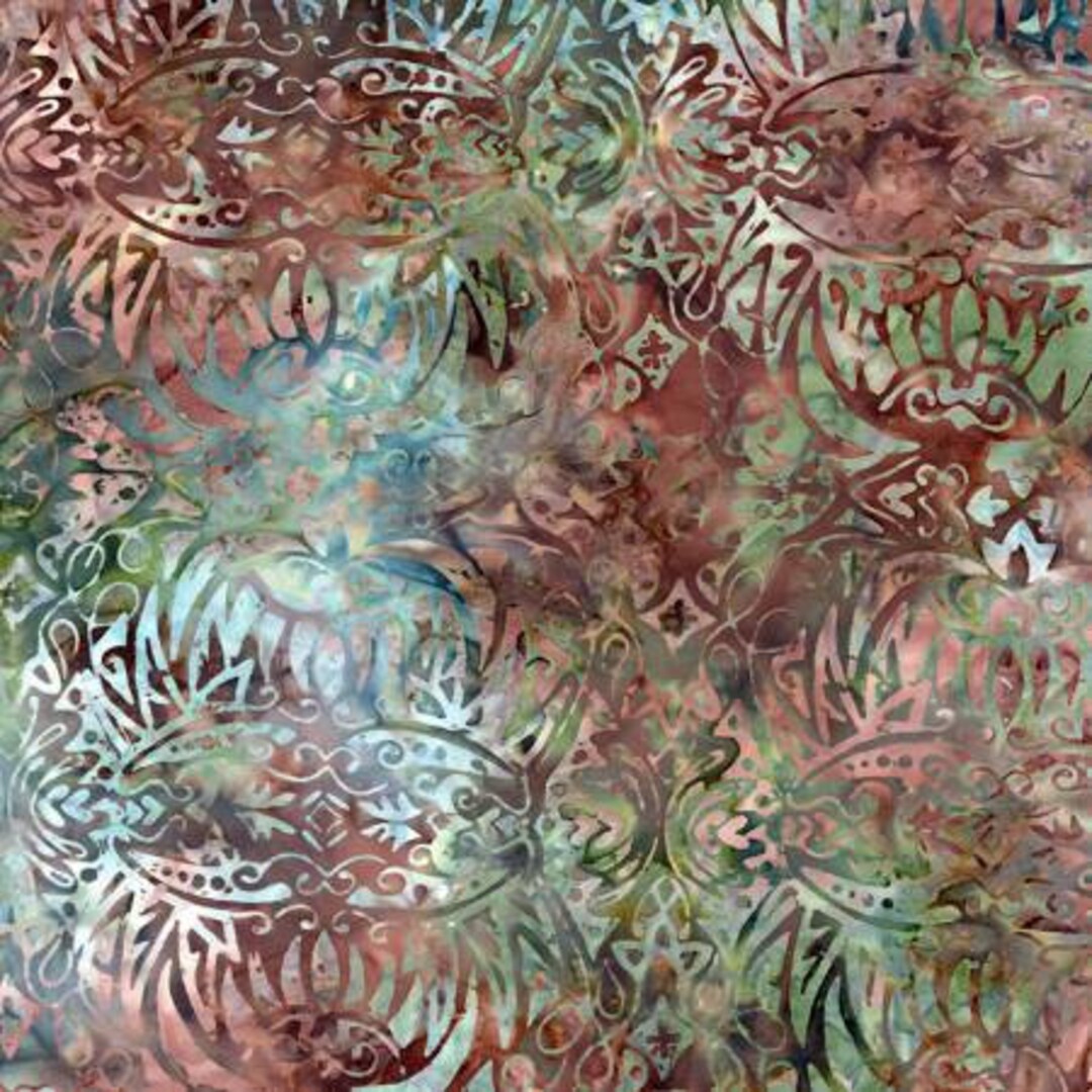 Batik Earth Jungle Play B8825-EARTH Tonga Windsong Wing and a Prayer ...