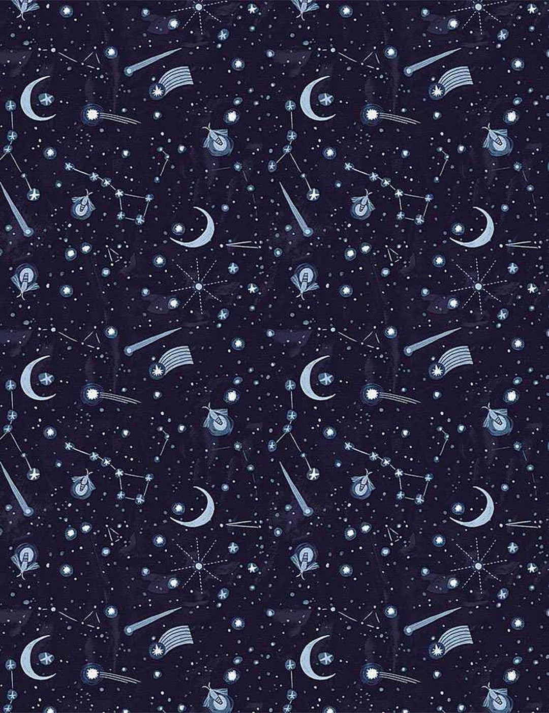Lantern Lights - Night Sky Indigo Constellations - SRR1716- Dear Stella ...