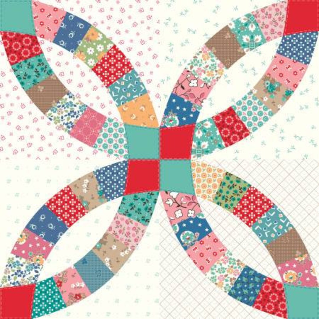 Wedding Ring Cheater Print CH13600R-WEDDING Home Town by Riley Blake ...