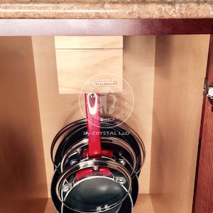 Pull Out Kitchen Cabinet Organizer and Storage for Cookware - Etsy