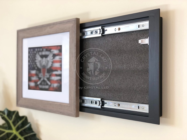 Hidden Storage Photo Frame for Gun and Valuables 17 In. X 14 In ...
