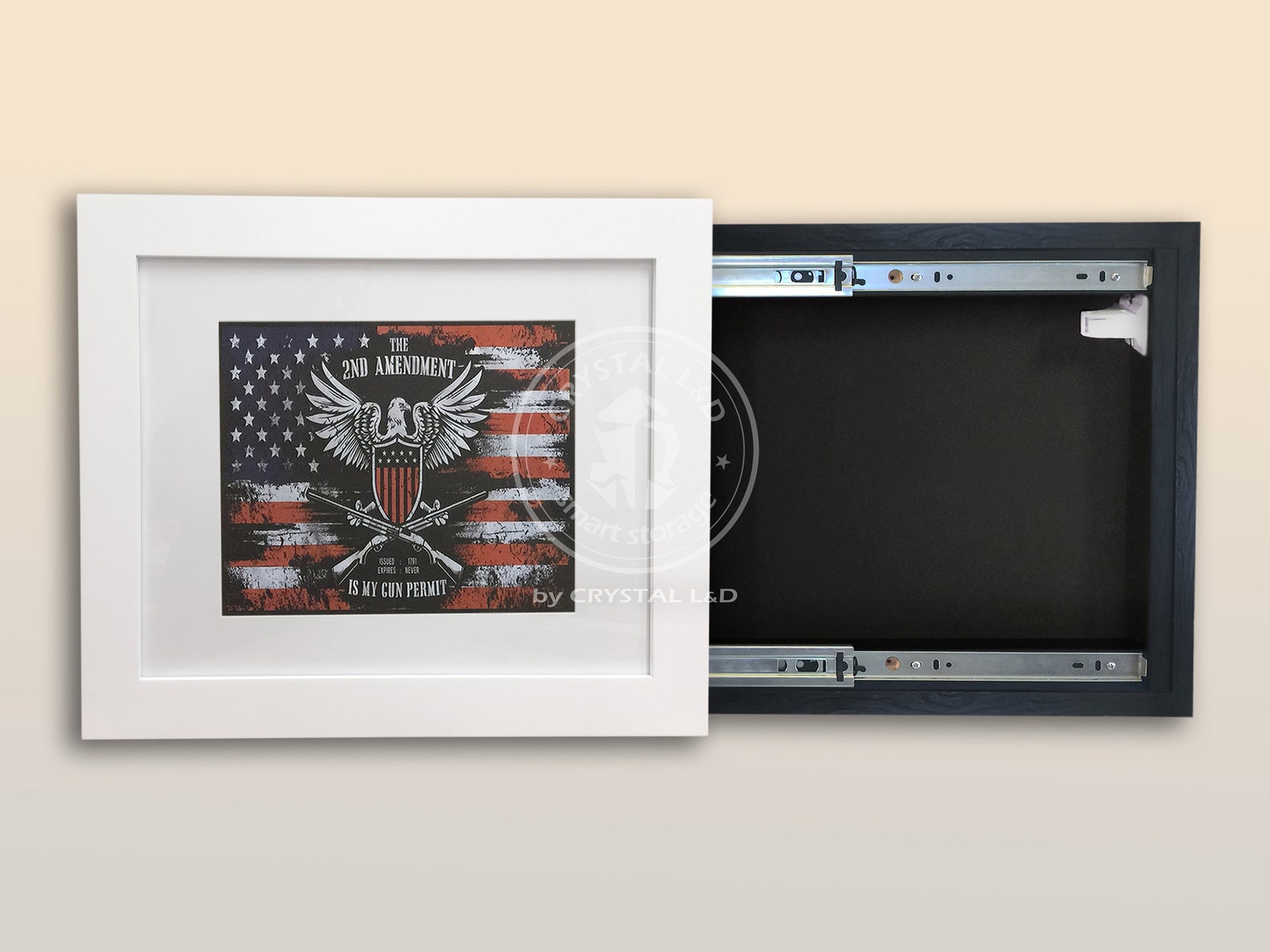 Hidden Storage Photo Frame for Gun and Valuables 17 In. X 14 - Etsy