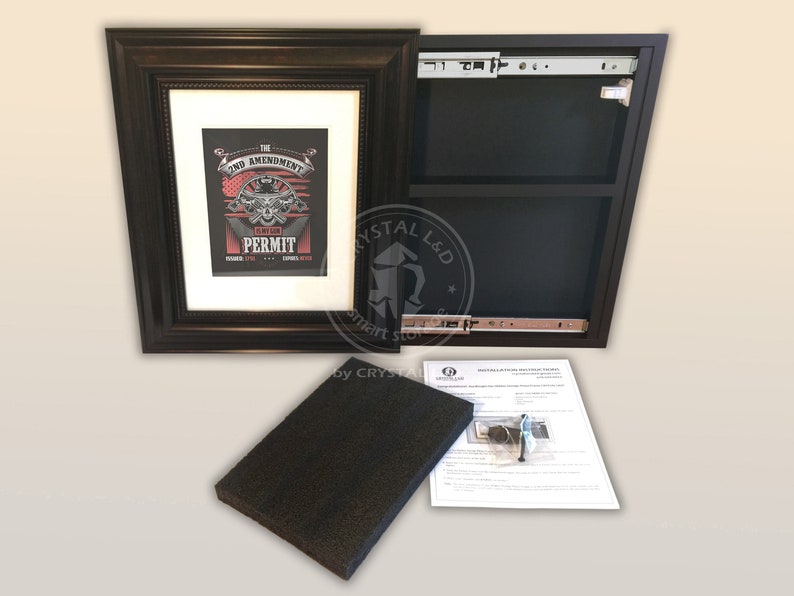 Hidden Storage Photo Frame for Gun and Valuables 20 In. X 17 - Etsy