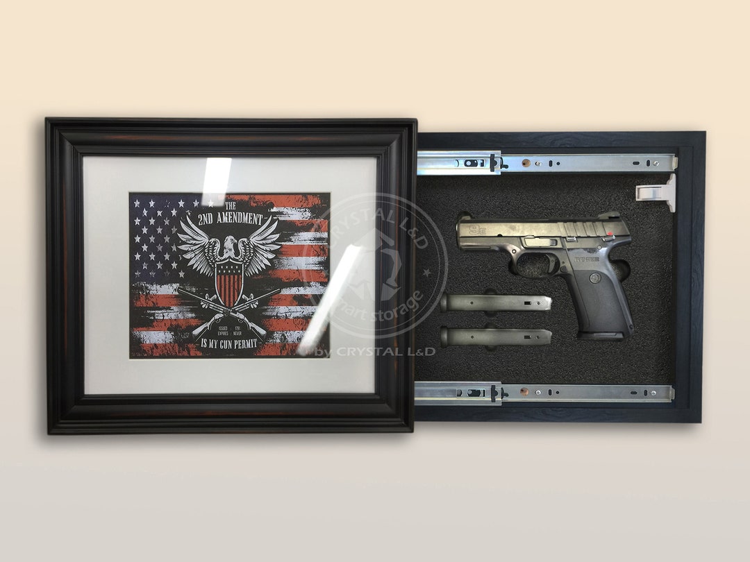 Hidden Storage Photo Frame for Gun and Valuables 17 In. X 14 In ...