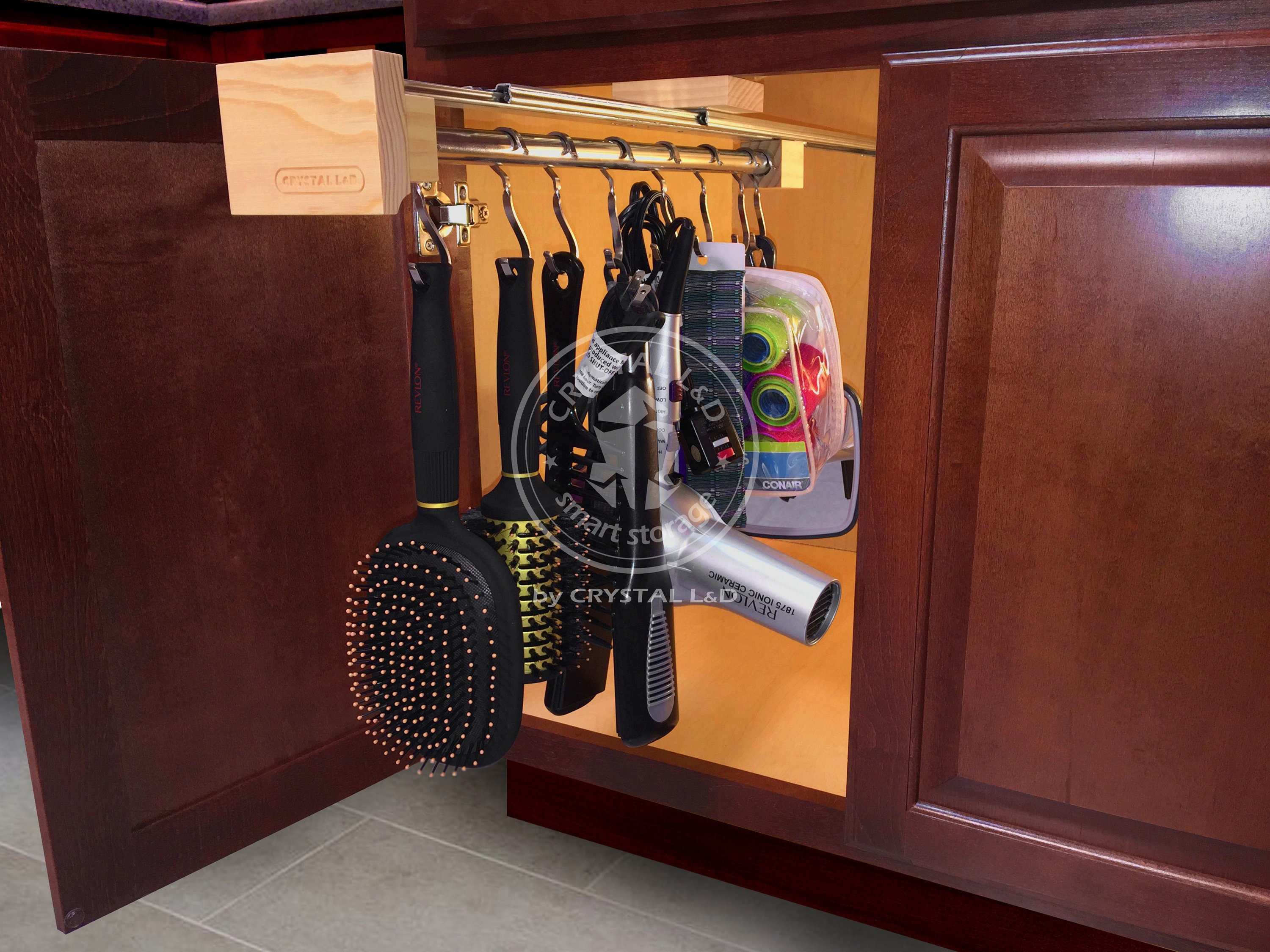 Multi-use Pull Out Cabinet Organizer - Kitchen Utensils, Cleaning ...