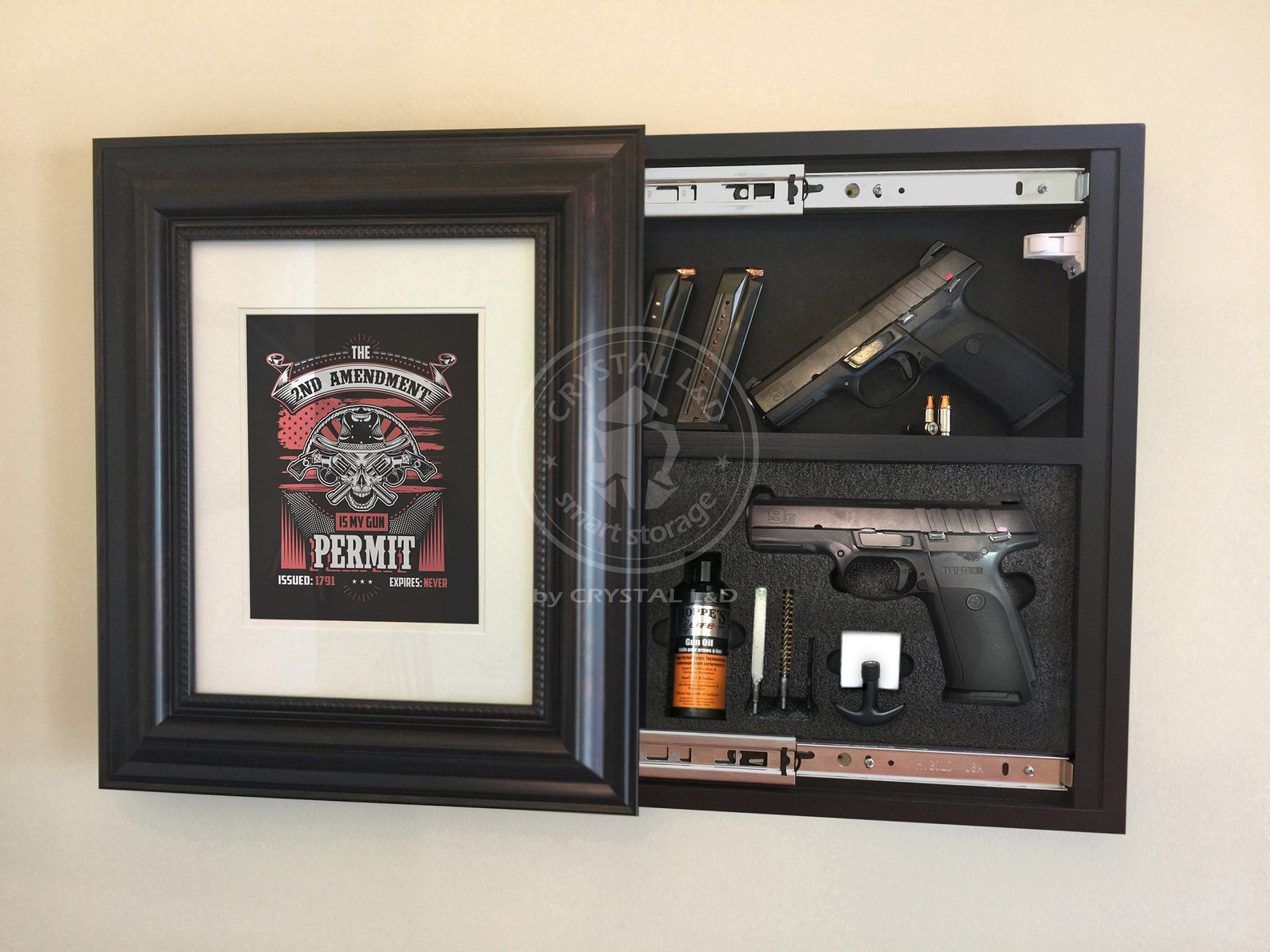 Hidden Storage Photo Frame for Gun and Valuables 20 In. X 17 - Etsy