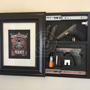 Hidden Storage Photo Frame for Gun and Valuables 20 In. X 17 In. With ...