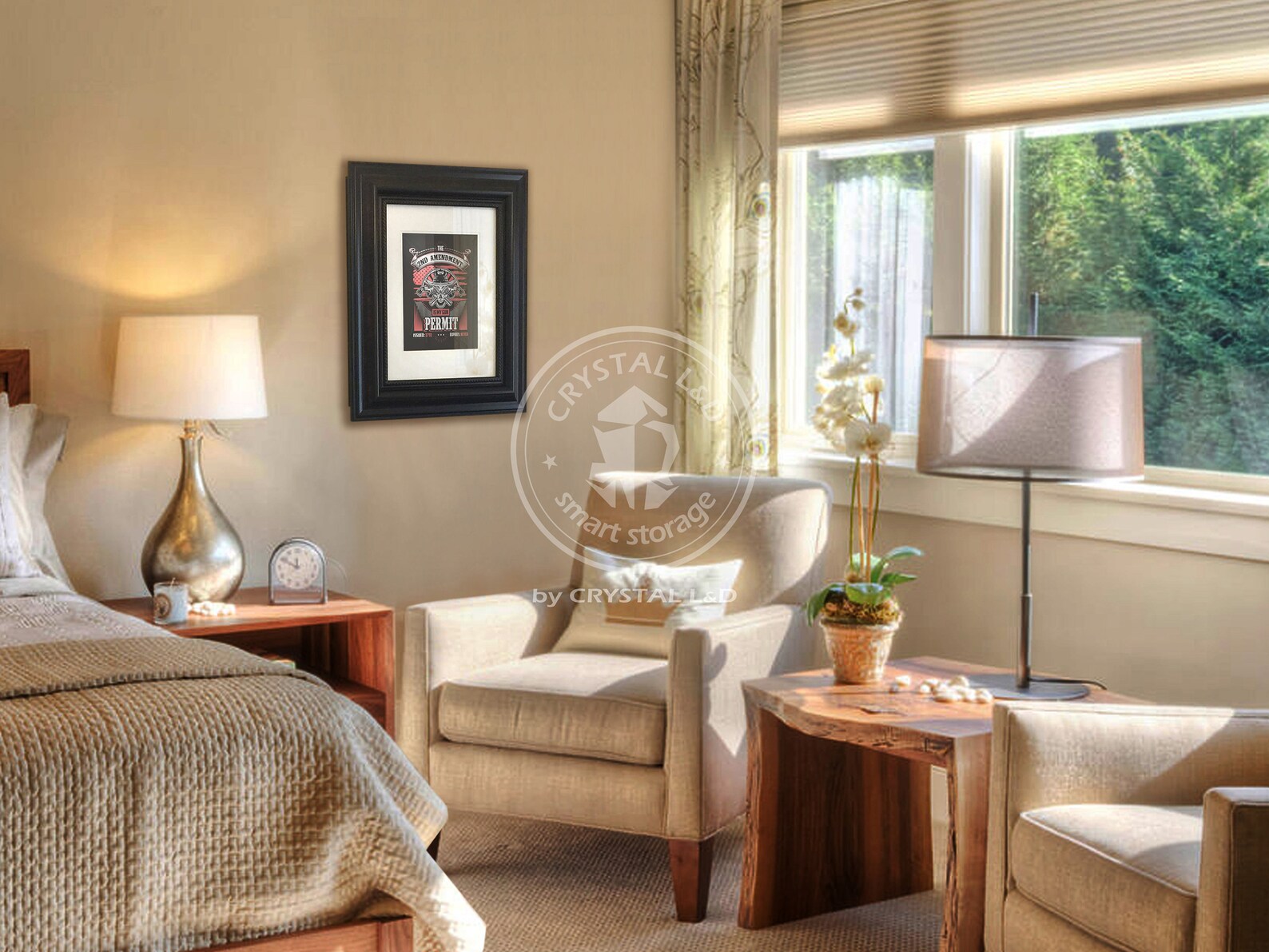 Hidden Storage Photo Frame for Gun and Valuables 20 In. X 17 - Etsy