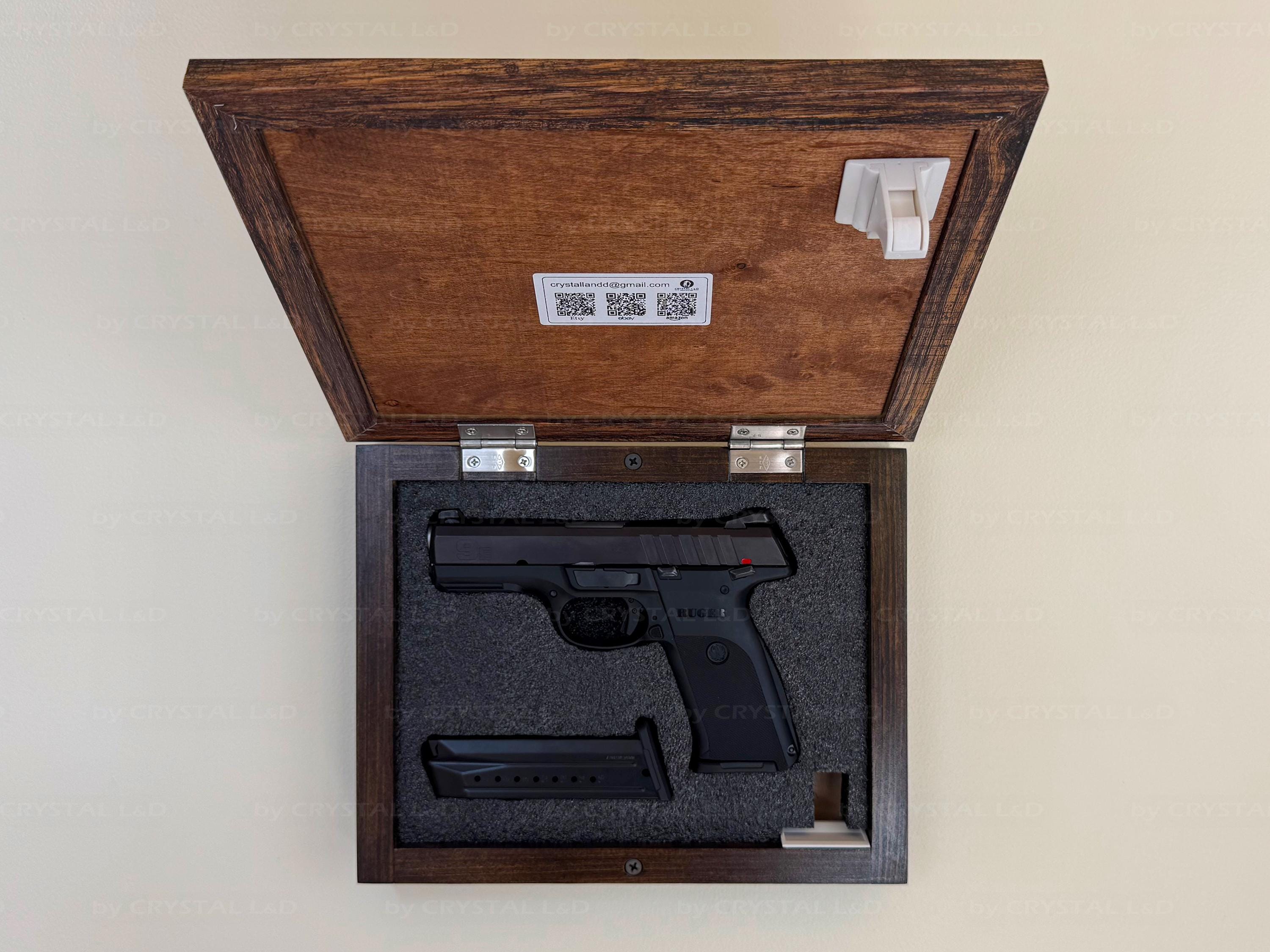 Hidden Gun Storage Wall Art – Personalized Concealment Case With 3D ...