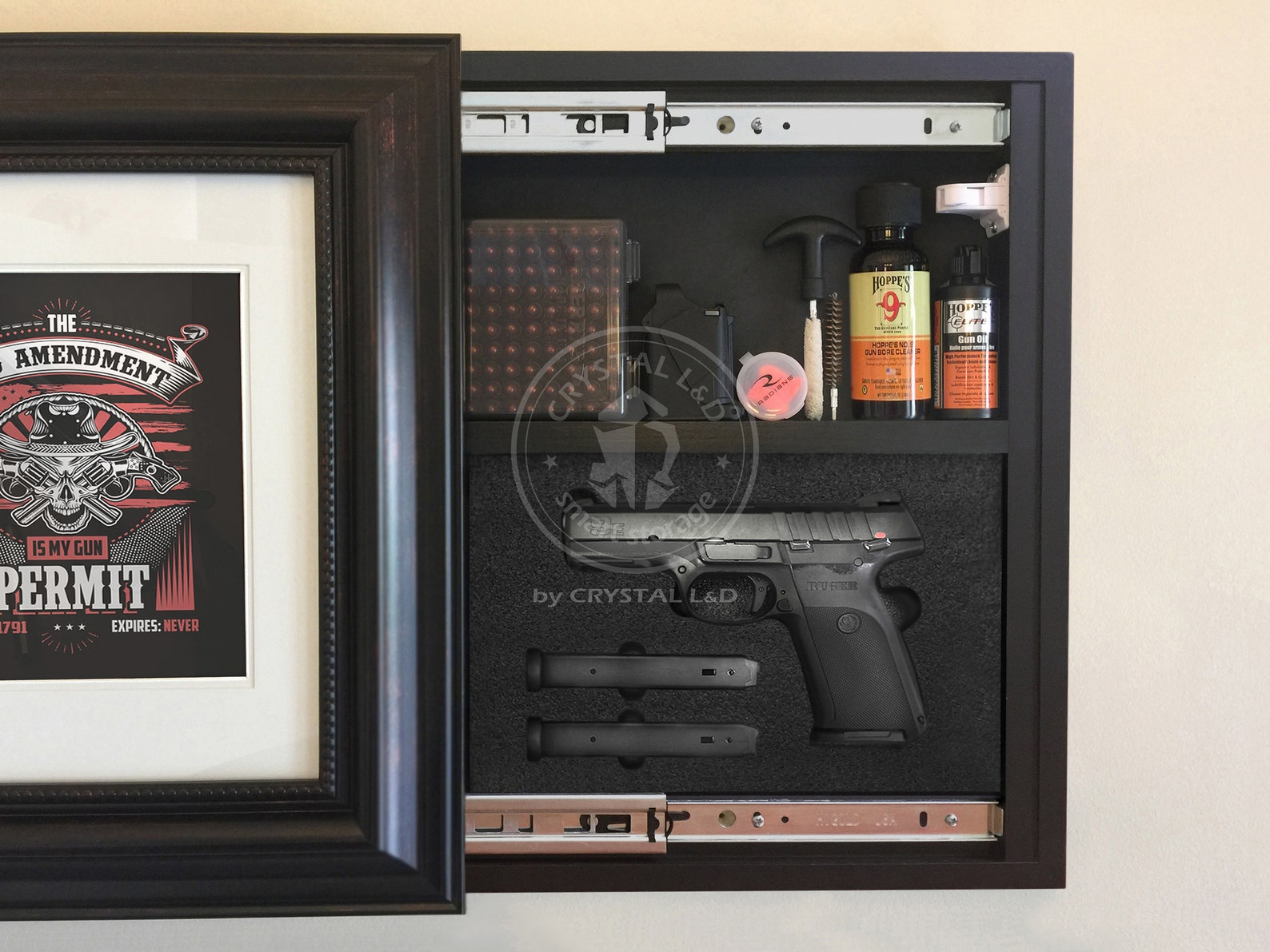 Hidden Storage Photo Frame for Gun and Valuables 20 In. X 17 - Etsy