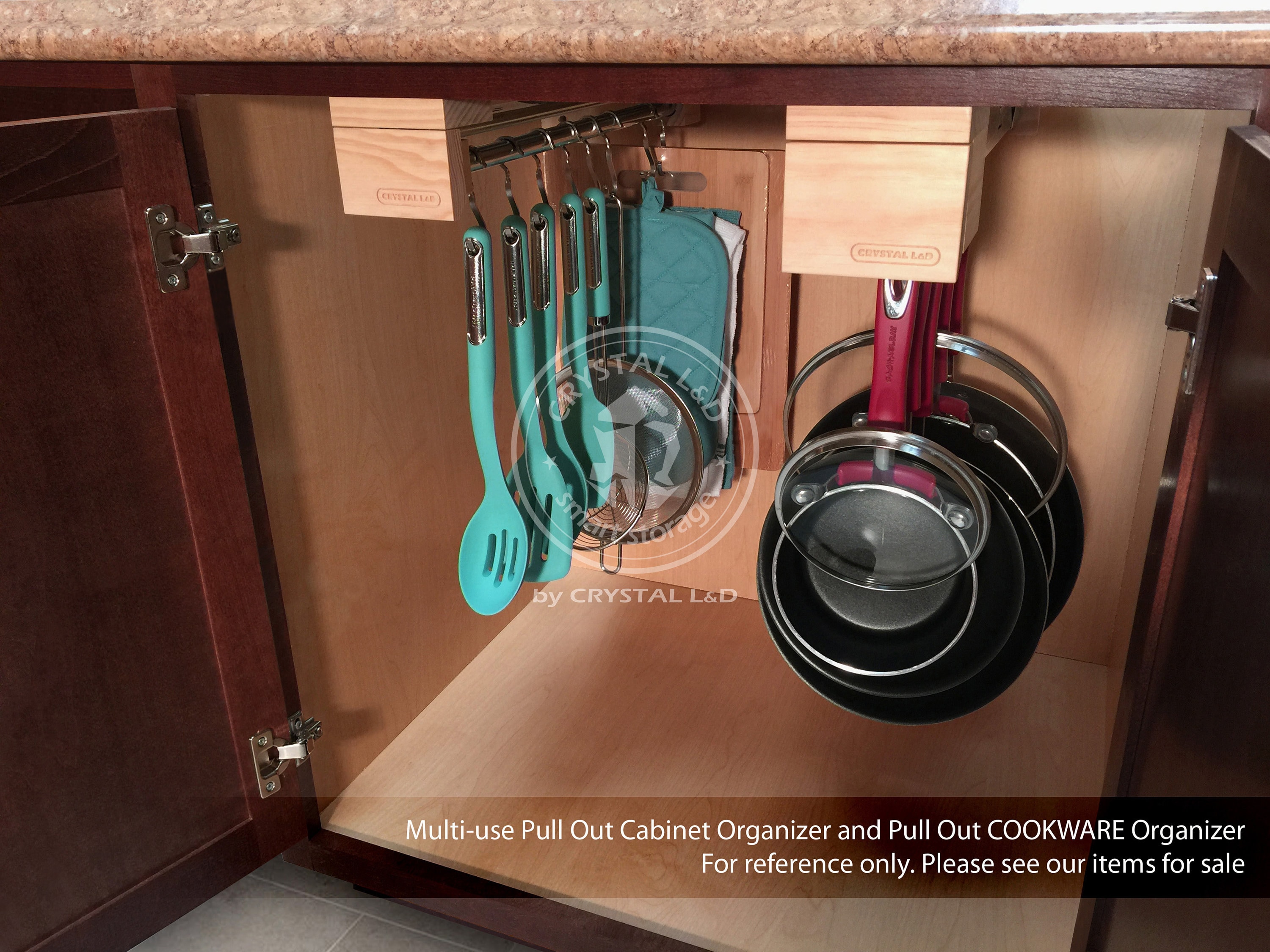 Pull Out Kitchen Cabinet Organizer and Storage for Cookware - Etsy