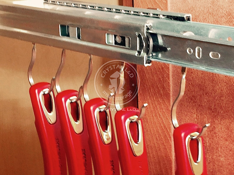 Pull Out Kitchen Cabinet Organizer and Storage for Cookware - Etsy