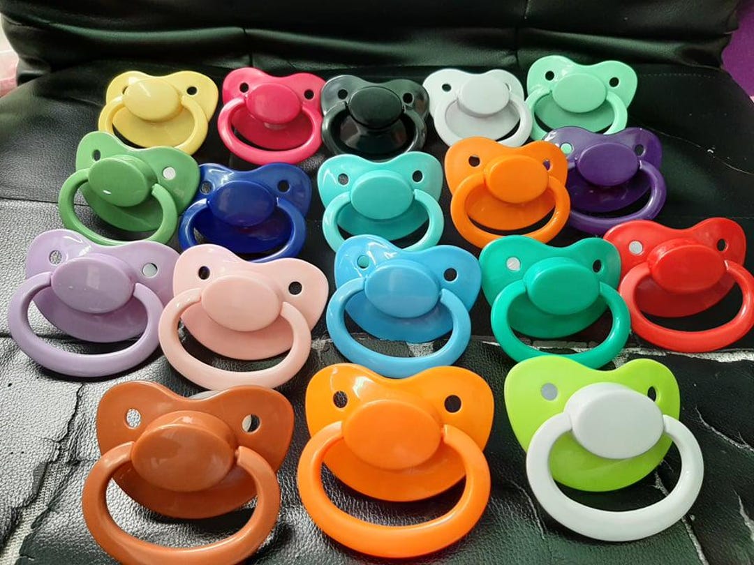 Little Space Agere Plain ADULT PACIFIER - Etsy Israel