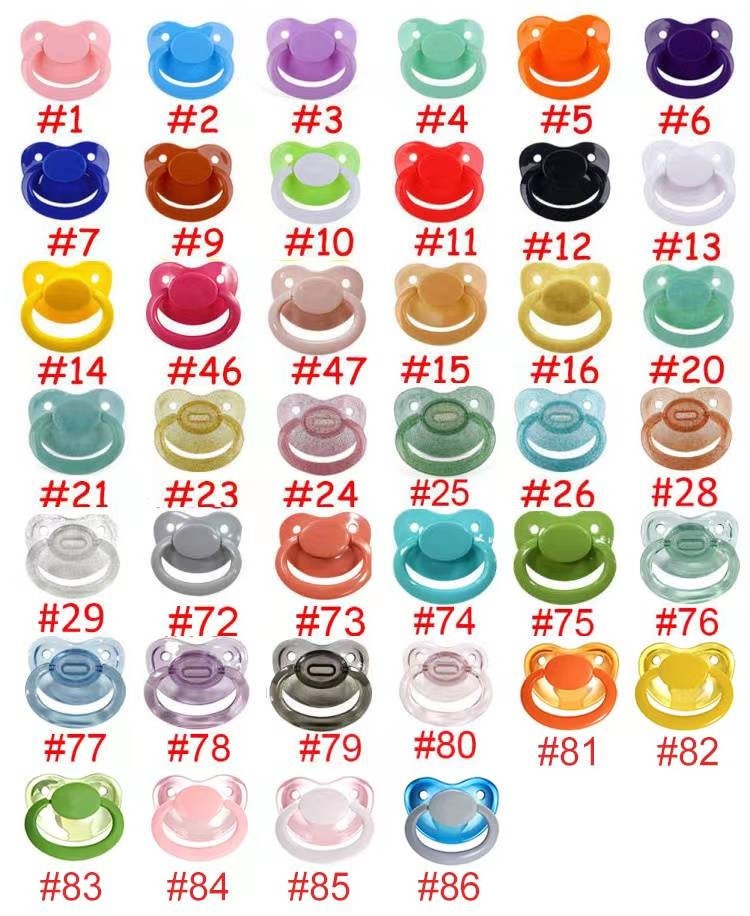Mix and Match BUILD YOUR OWN Adult Pacifier - Etsy