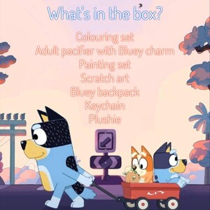 Bluey Little Space Gift Box WITH Adult Pacifier and Backpack! - Etsy