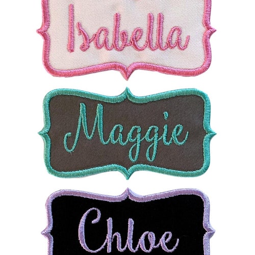 Personalized Embroidered Name Patch Custom Name Tags | Etsy