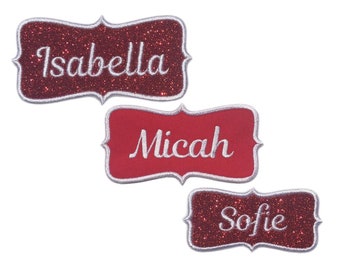 Custom Stocking Patch-iron on Custom Patch-custom Name Patch - Etsy