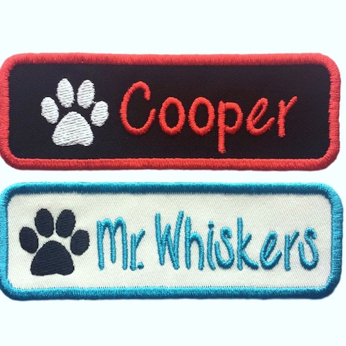 Personalized Embroidered Name Patch Custom Name Tags | Etsy
