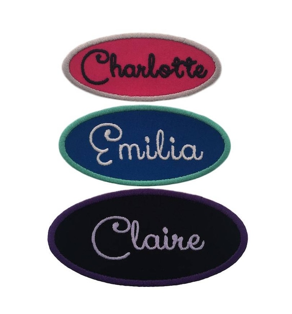 Custom Embroidered Personalized Name Patch Iron on or Sew on - Etsy