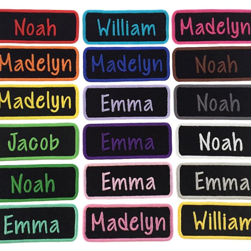 Custom Velcro Name Tag - Etsy