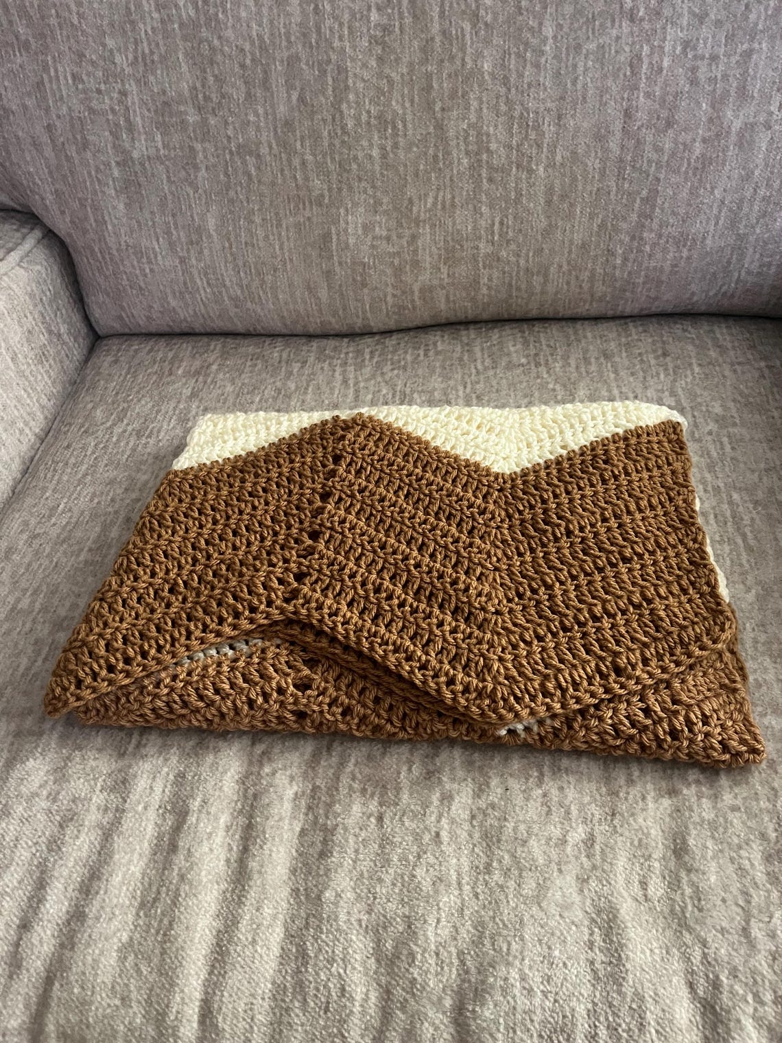 Neutral Baby Blanket, Customizable, Crochet Baby Blanket, Knit Baby ...