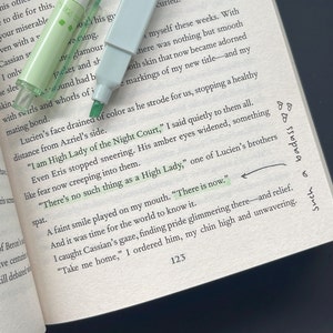 MUTED HIGHLIGHTERS 6| Pastel Highlighters | Book Annotation ...