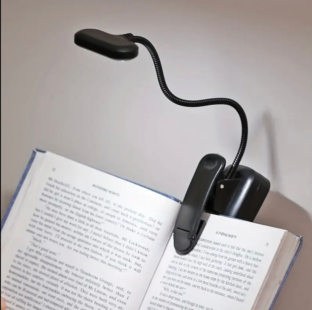 BOOK READING LAMP White Black Bookish Paperbacks Hardcover Book Light Books Book Accessory Etsy