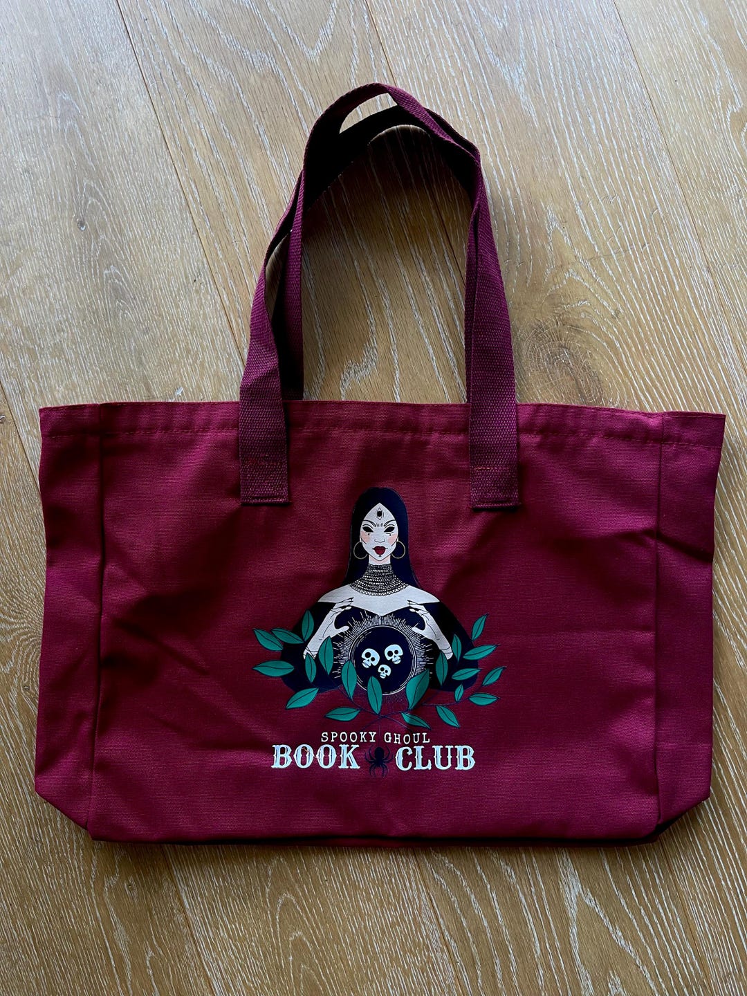 SPOOKY GHOUL HALLOWEEN Book Tote | Thriller Horror Mystery Book Bag - Etsy