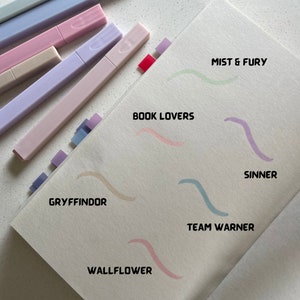 BUILD YOUR OWN Annotation Stationary Kits Annotated Book Kits Cute Pens ...