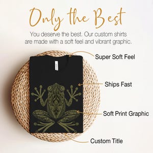 Custom Frog Gift Shirt for Any Amphibian Lover Froggy T-shirt Art Toad ...
