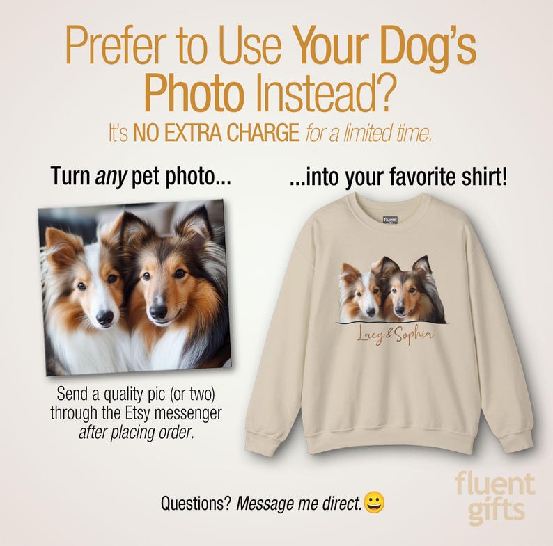 Sheltie Custom Sweatshirt for Herding Dog Person Shetland Sheepdog ...