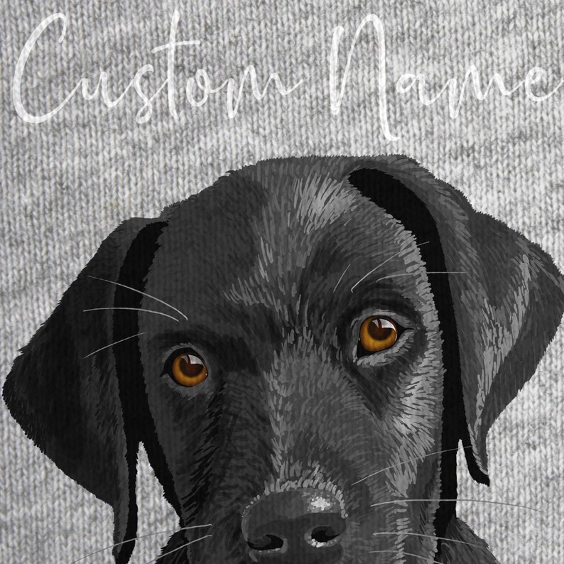 Black Lab Pocket Style Shirt Custom Name Birthday or Christmas Gift for ...