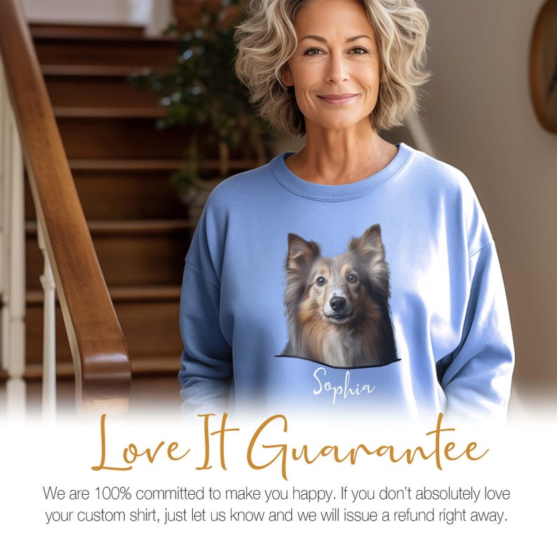 Sheltie Custom Sweatshirt for Herding Dog Person Shetland Sheepdog ...