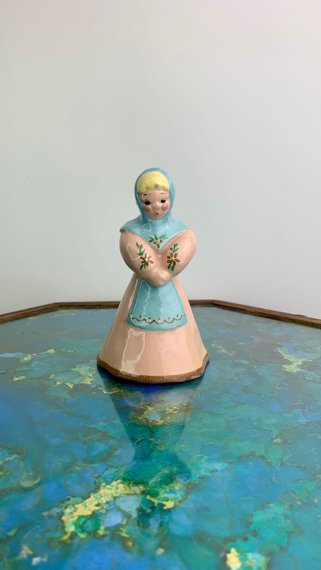 Vintage Kay Finch California Ceramics 5.5" Scandinavian Girl Figurine ...