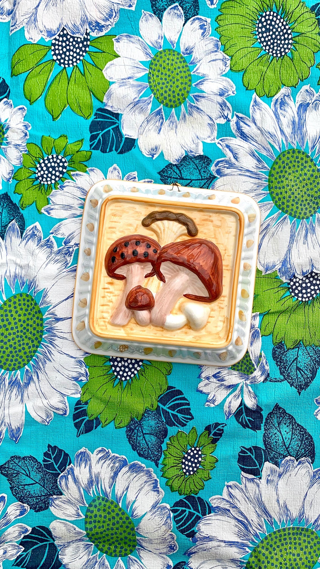 Vintage Himark Japan Ceramic Mushroom Wall Hanging Decor | Retro Merry ...