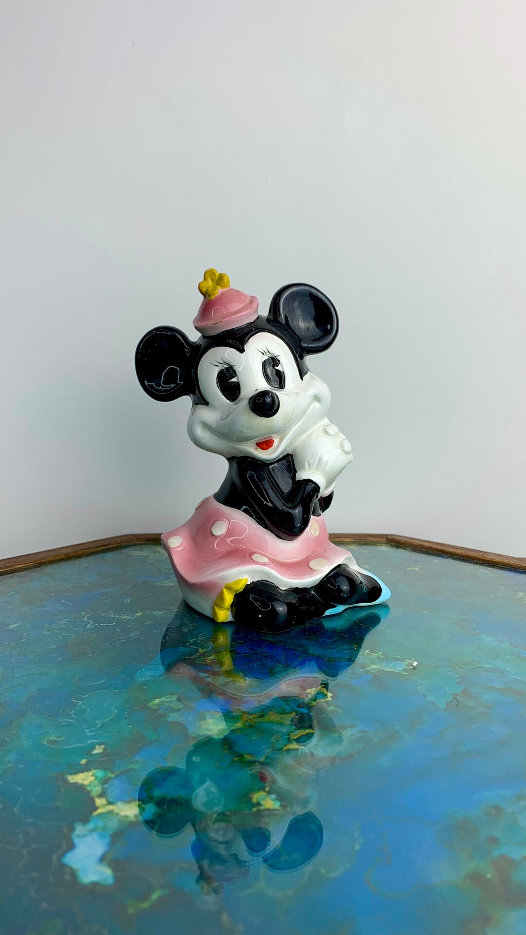 Vintage Minnie Mouse Enesco Japan Ceramic Coin Bank Walt Disney ...
