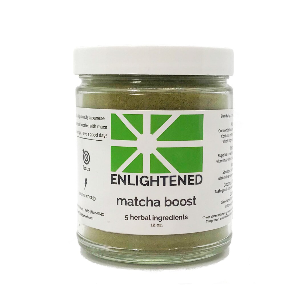 Matcha Boast Plant Based Green Tea Wellness and Balanced Life Superfood ...