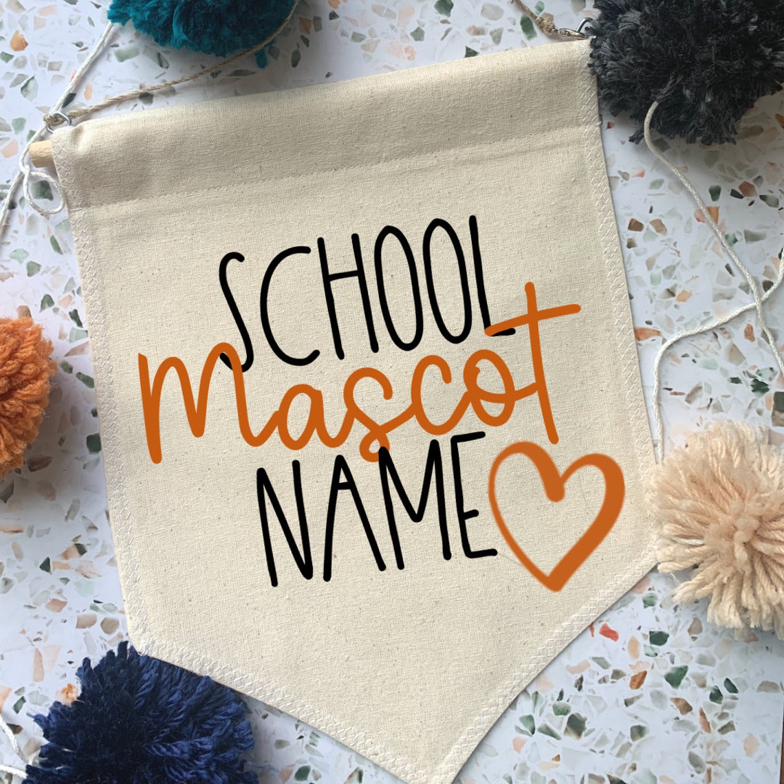 Personalized School Spirit Banner| Classroom Decor | Decorative Wall ...