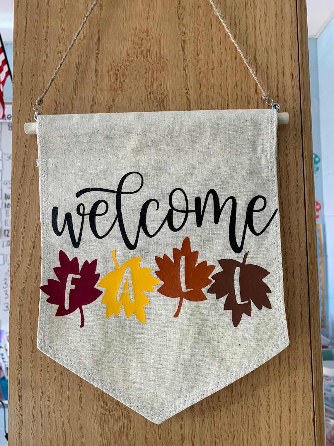 Fall Themed Wall Hanging Banner - Etsy